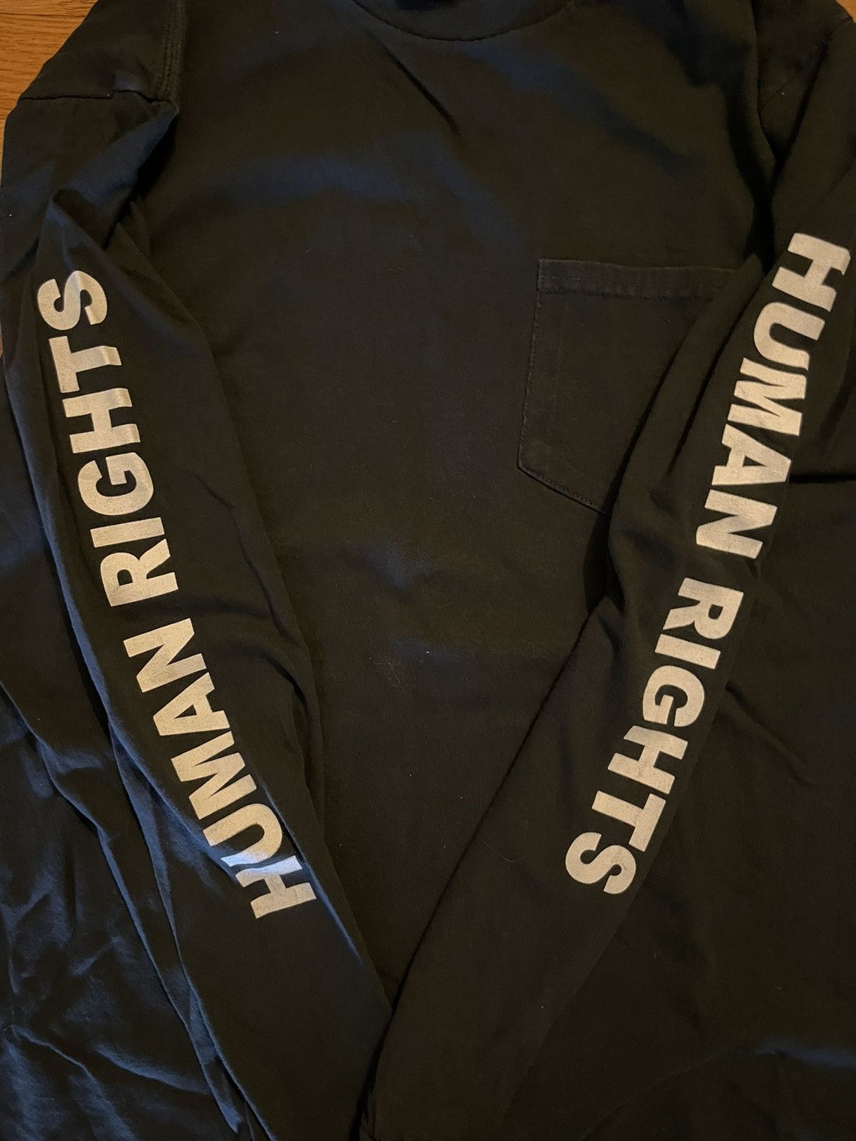 Noah Noah Human Rights Long Sleeve Pocket Tee | Grailed