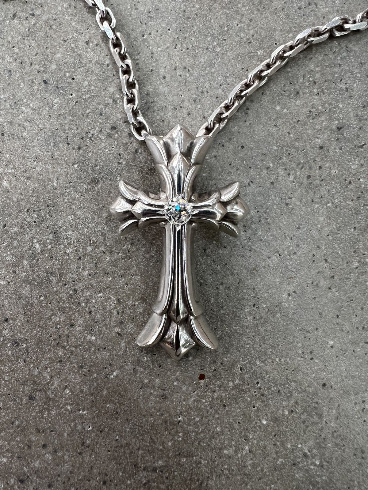 Chrome Hearts *Final Price Drop* Diamond Double Cross | Grailed