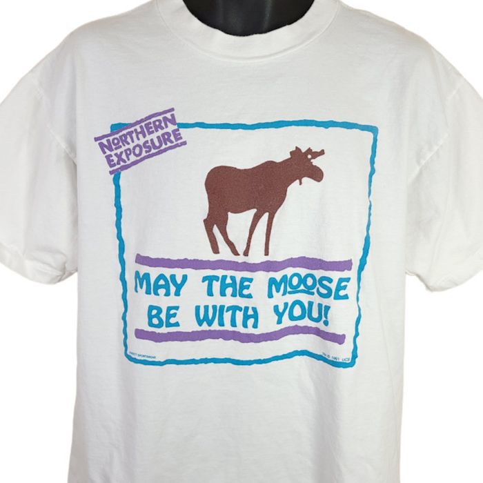 Vintage Northern Exposure T Shirt Vintage 90s TV Show May The Moose Be ...