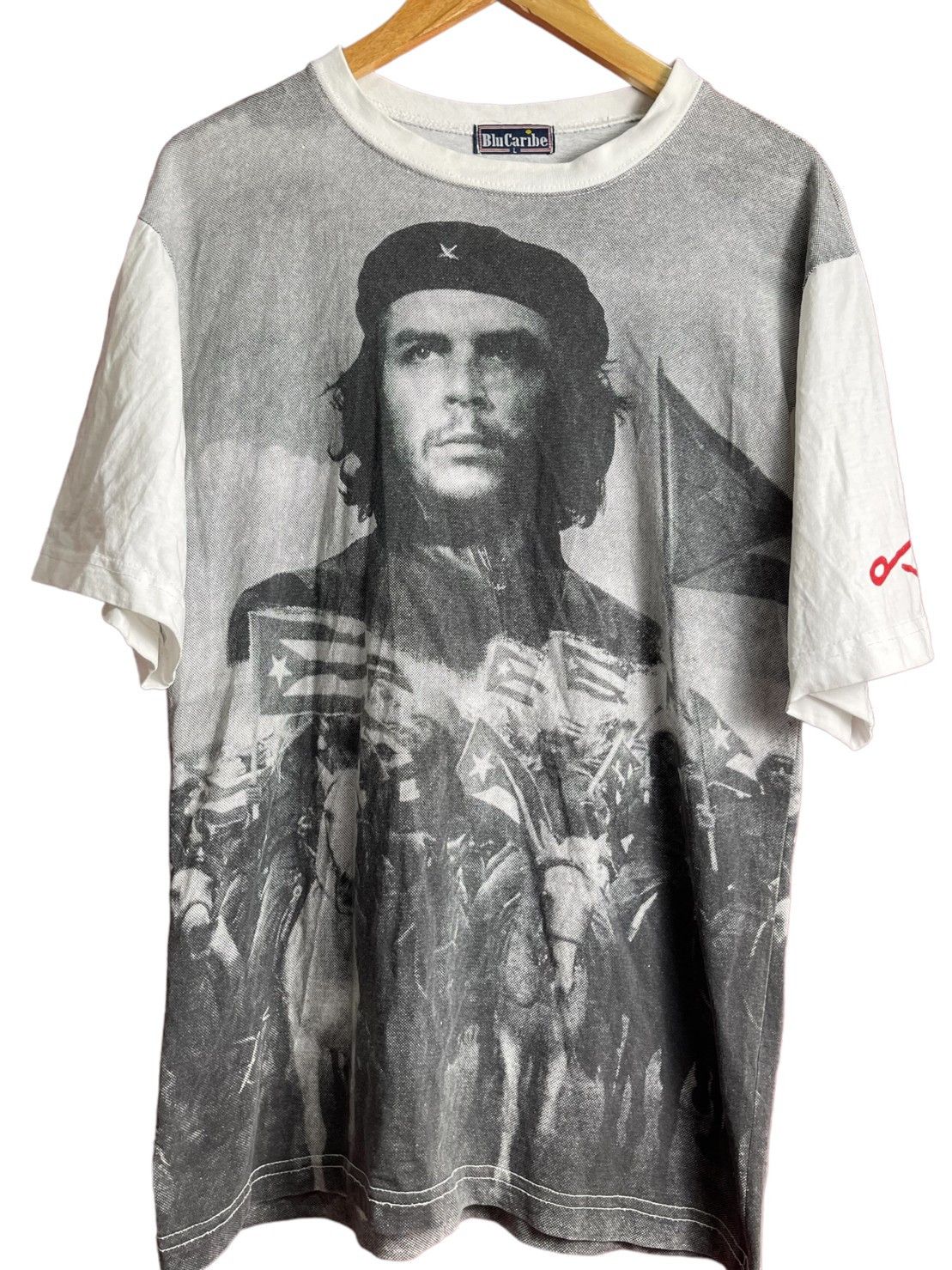 Art × Vintage × War Vtg Che Guevara Double Sided Overprint T-Shirt ...