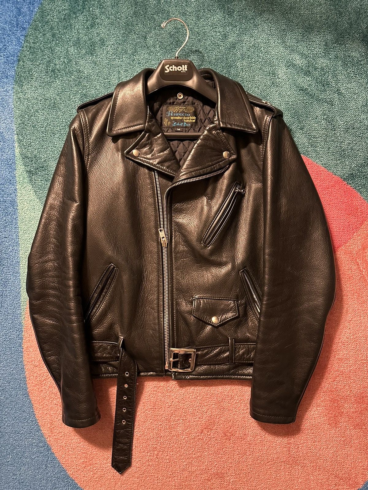 Schott Schott 519 Waxy Natural Cowhide One Star Perfecto | Grailed