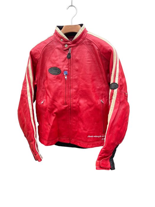 Honda Honda Leather Riding Jacket | Grailed