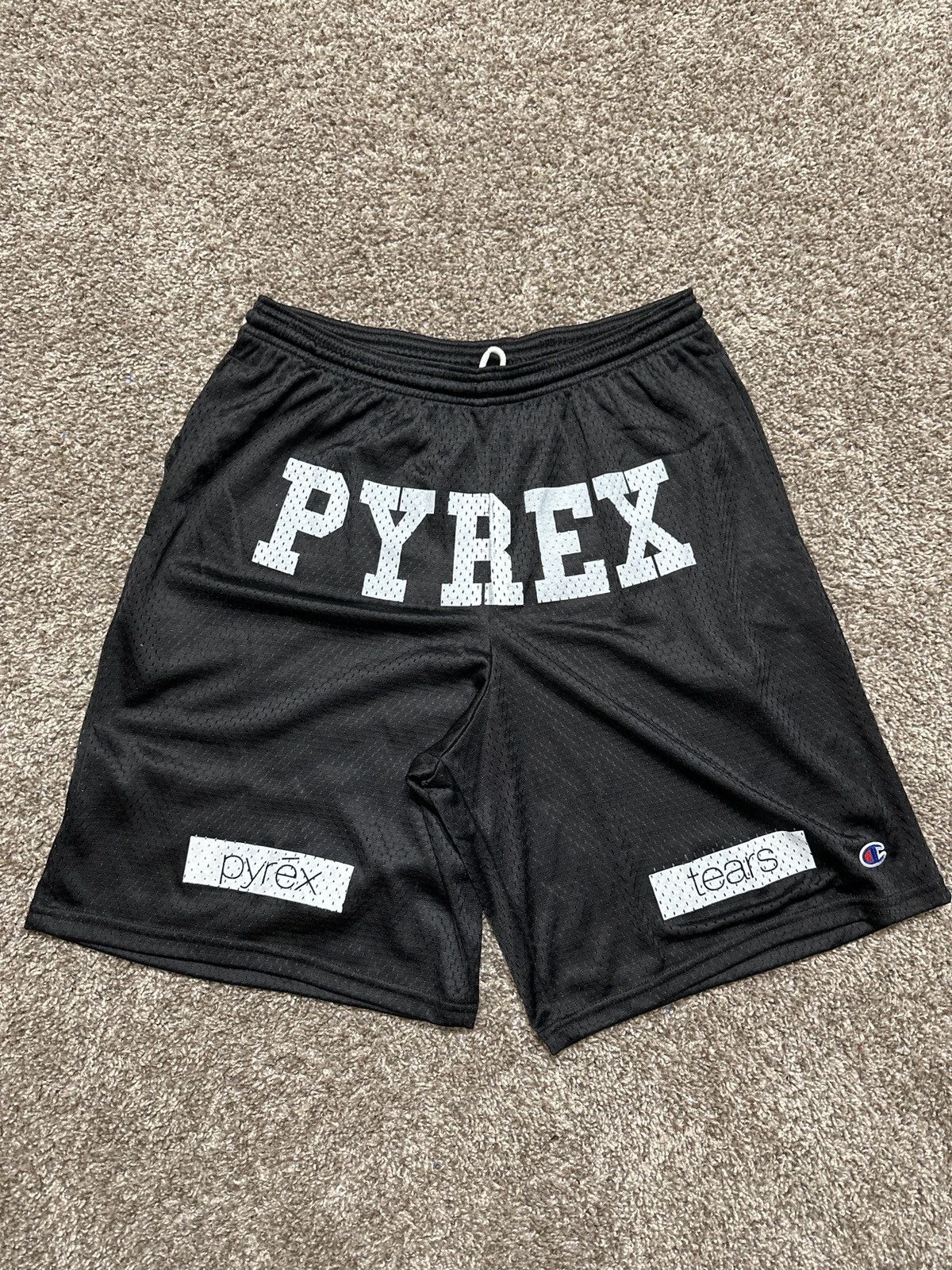 Pyrex Vision Pyrex Tears champion shorts | Grailed