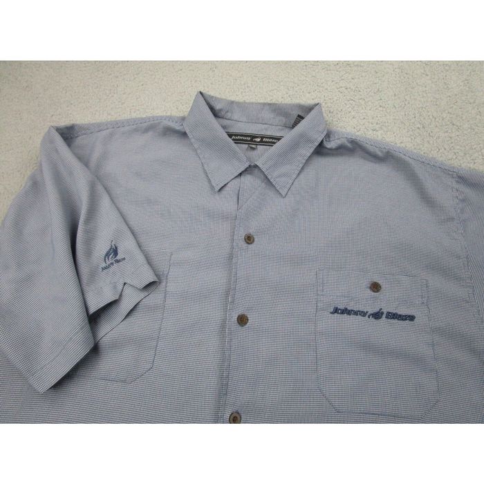 Vintage Method Man Johnny Blaze Shirt Mens 2XL Baggy Blue Button-up ...