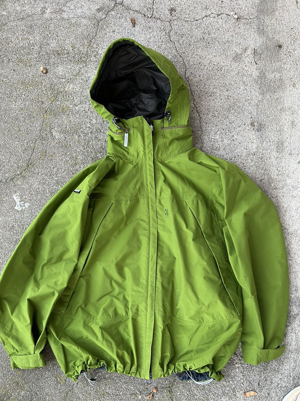Outdoor Life Haglofs Gore-Tex jacket green drip jacket like arcteryx ...