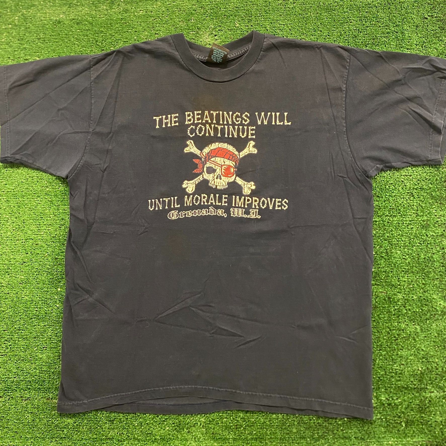 Skulls × Streetwear × Vintage Pirate Skull Vintage 90s Punk Tourist T ...