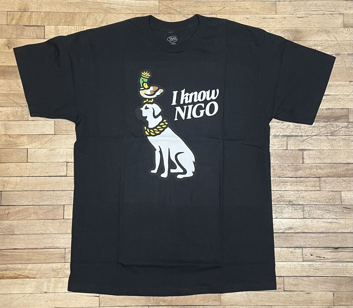 Human Made × Nigo Nigo x Human Made "I Know Nigo" Black T Shirt Size L ...
