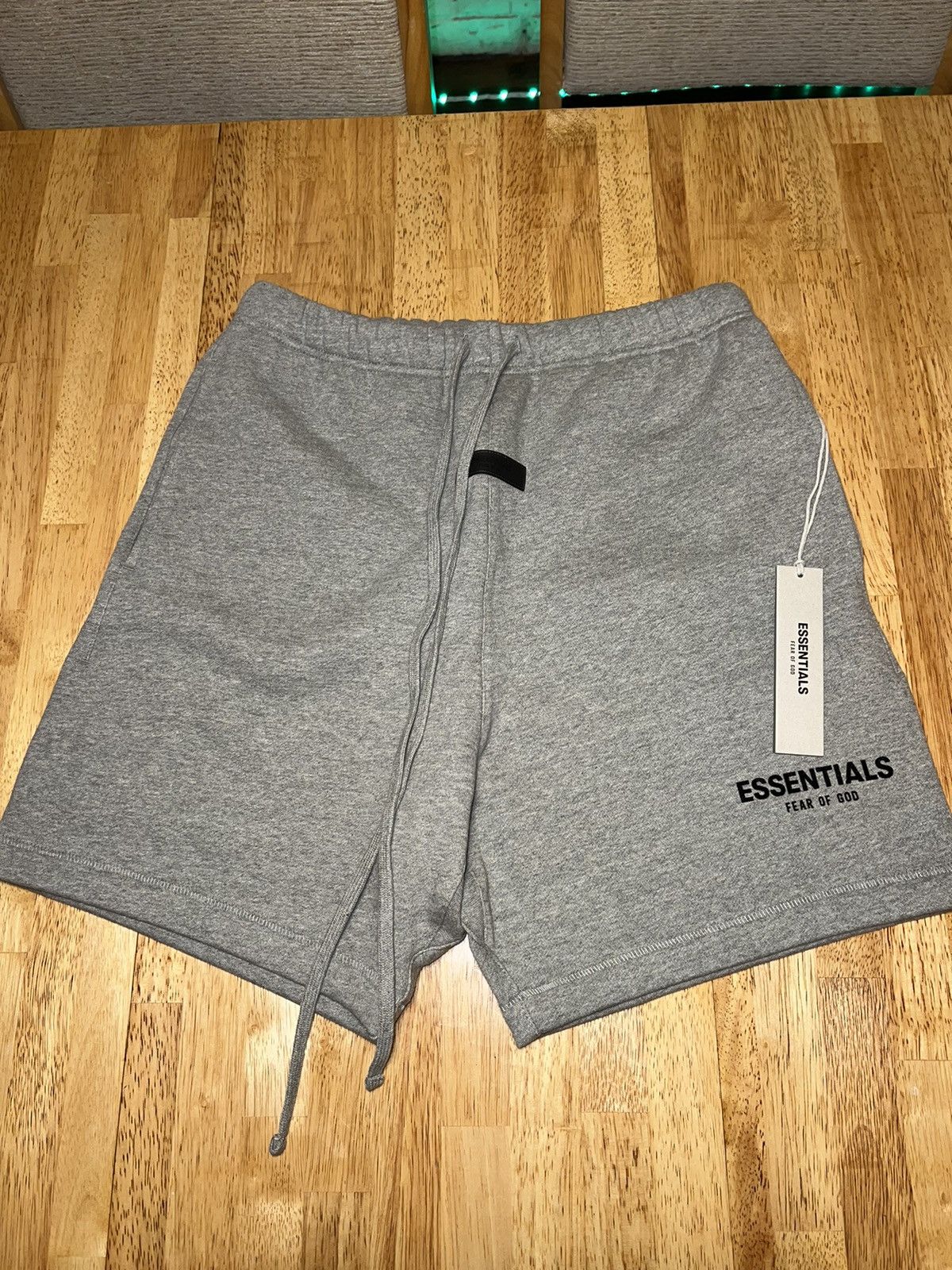 Essentials × Fear of God Fear of God Essentials Sweatshorts Grey | Grailed