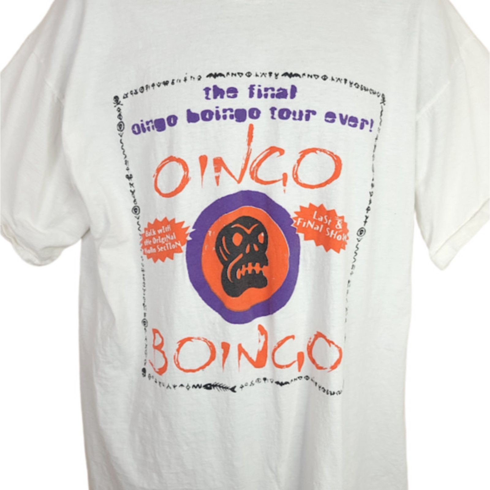 Vintage Oingo Boingo T Shirt Vintage 90s 1995 Final Tour Danny Elfman ...