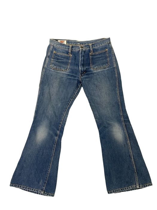 Big John Flare Jeans 80s Big John Boot Cut Cropped Denim 30🟦 | Grailed