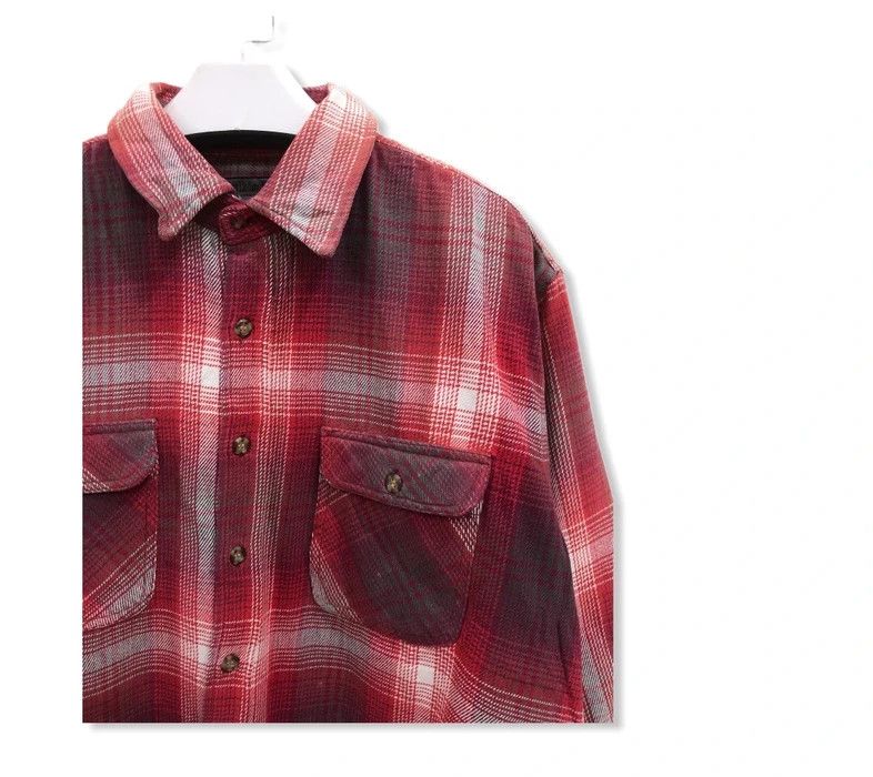 Edwin Vintage Edwin Checkered Plaid Tartan Flannel Shirt 👕 | Grailed