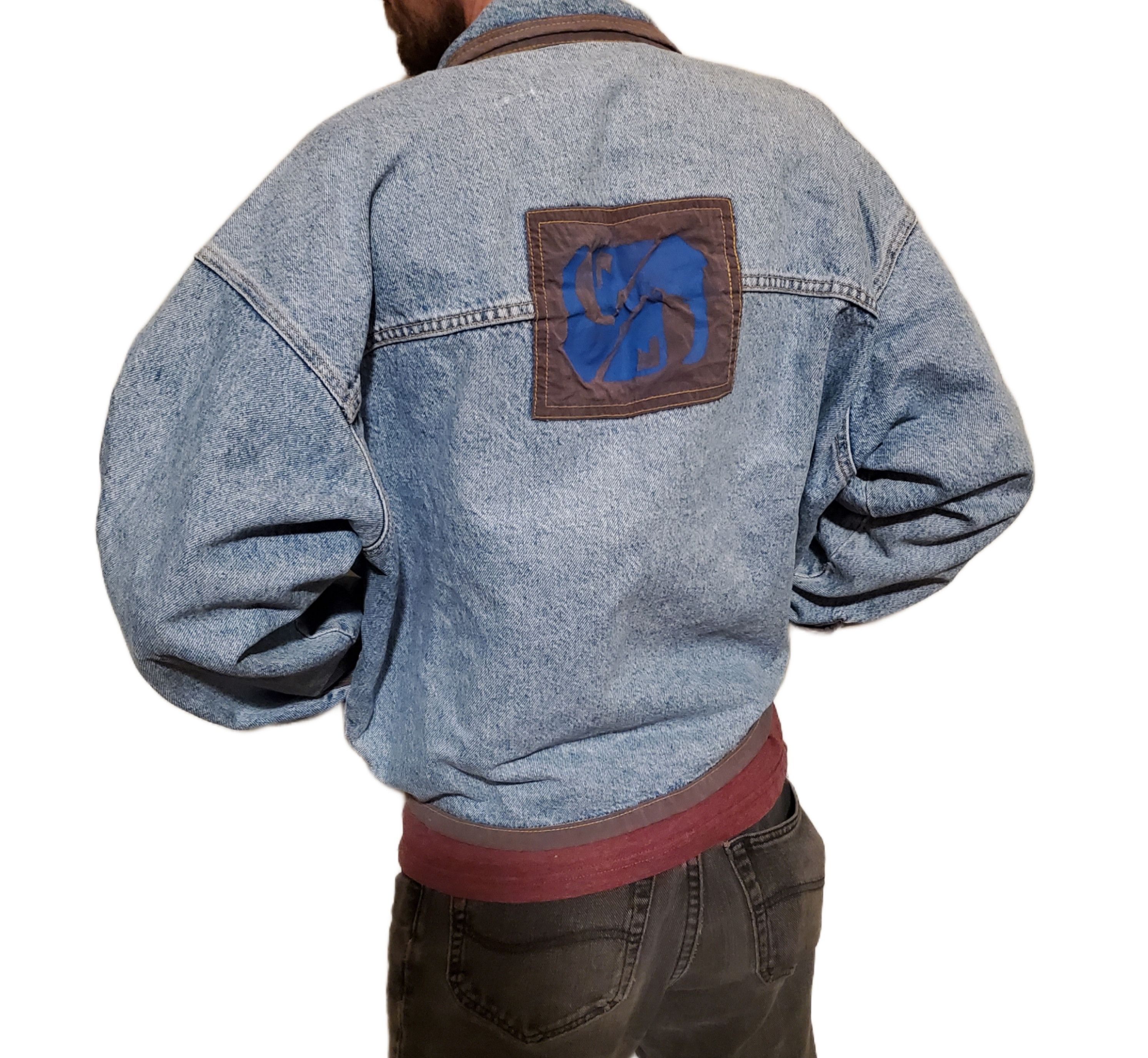 Quicksilver RARE 80S/90S VTG QuickSilver Men's Jean Jacket Back Logo ...