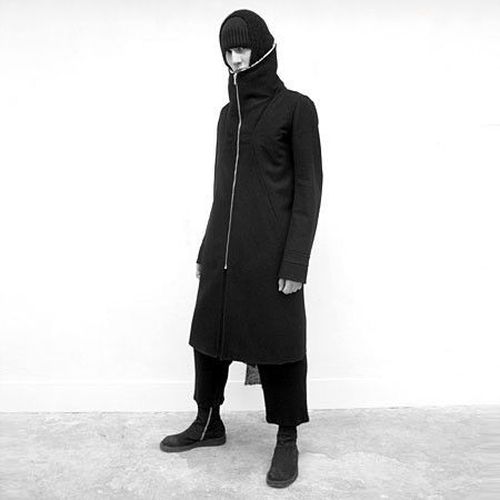 Rick Owens GRAIL FW08 STAG shearling lined collar Rick Owens coat | Grailed