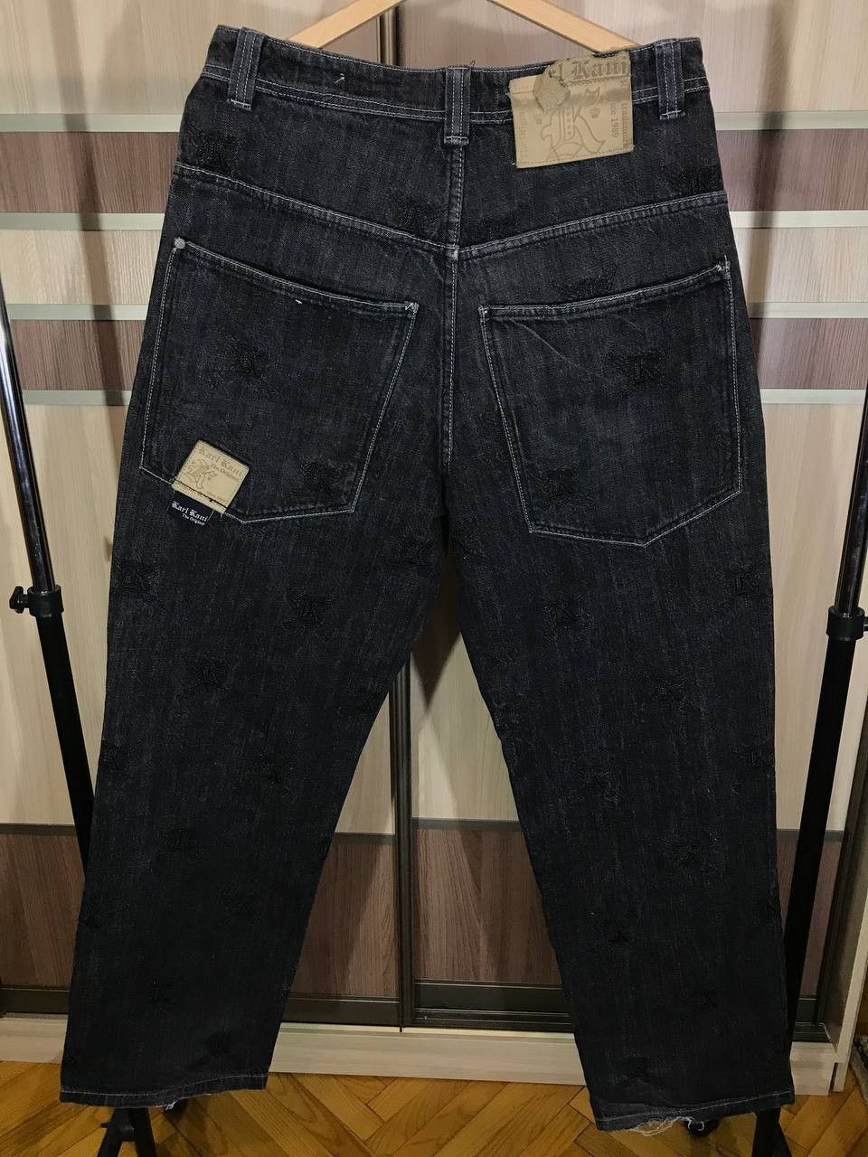 Kani × Karl Kani × Vintage Rare Monogram Karl Kani Denim Distressed ...