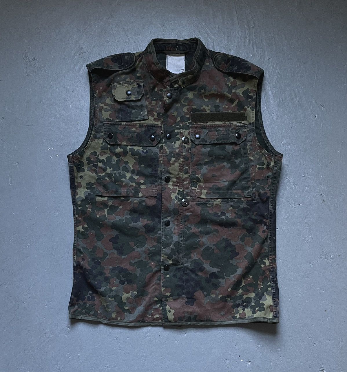 Vintage Vintage German Military Flecktarn Camo Vest | Grailed