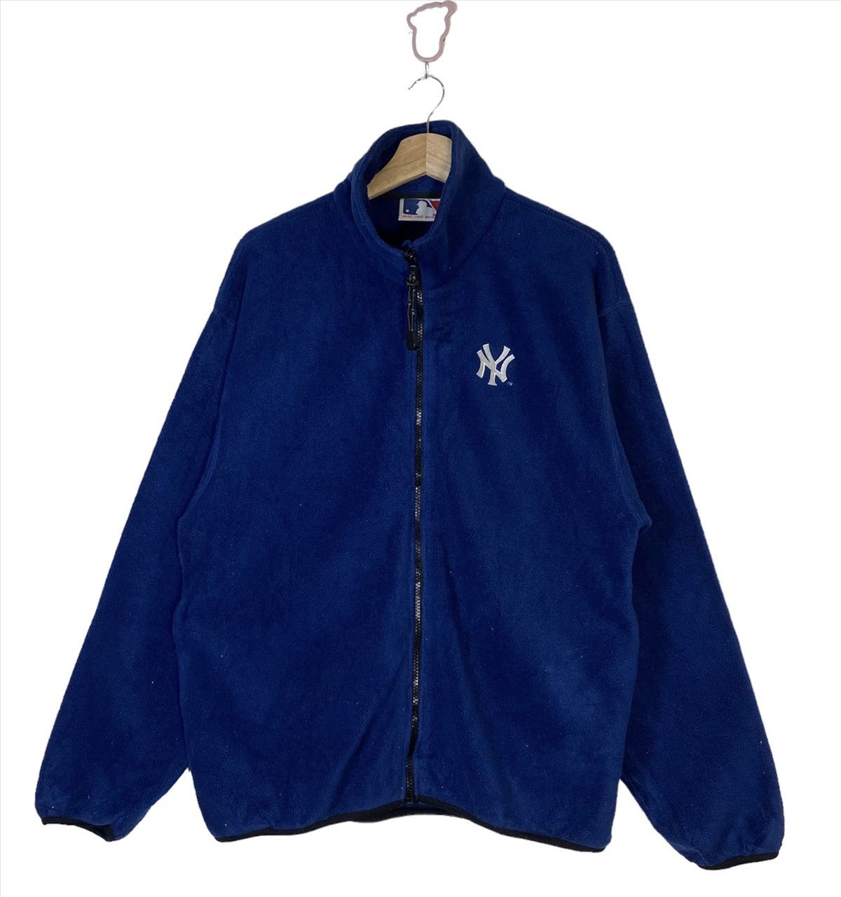 MLB × New York Yankees × Yankees Vintage NY yankees Fleece Jacket ...