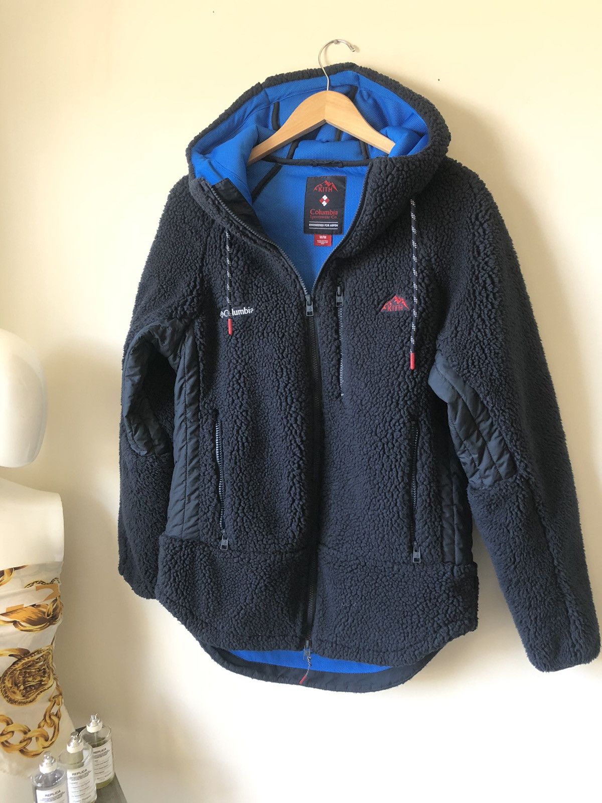 Columbia × Kith × Streetwear KITH x COLUMBIA HIGH PILE FULL ZIP FLEECE ...