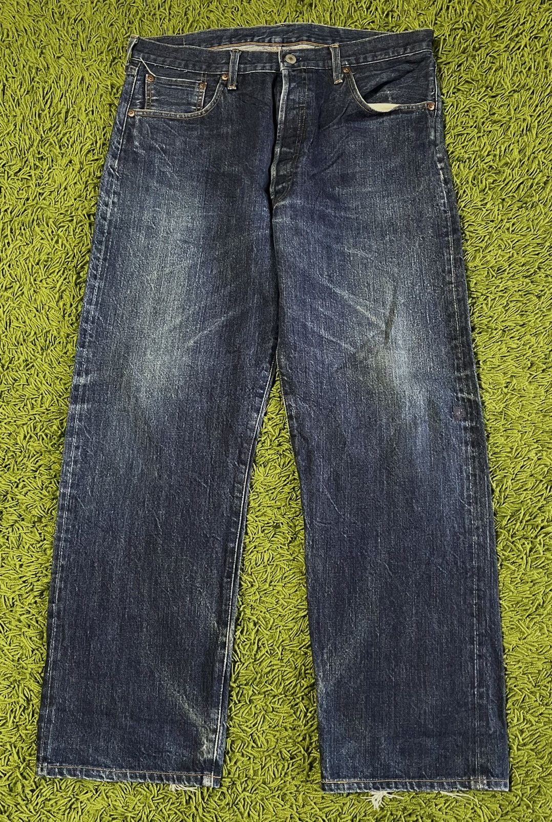 Vintage Levis Big E 50s repro selvaged | Grailed