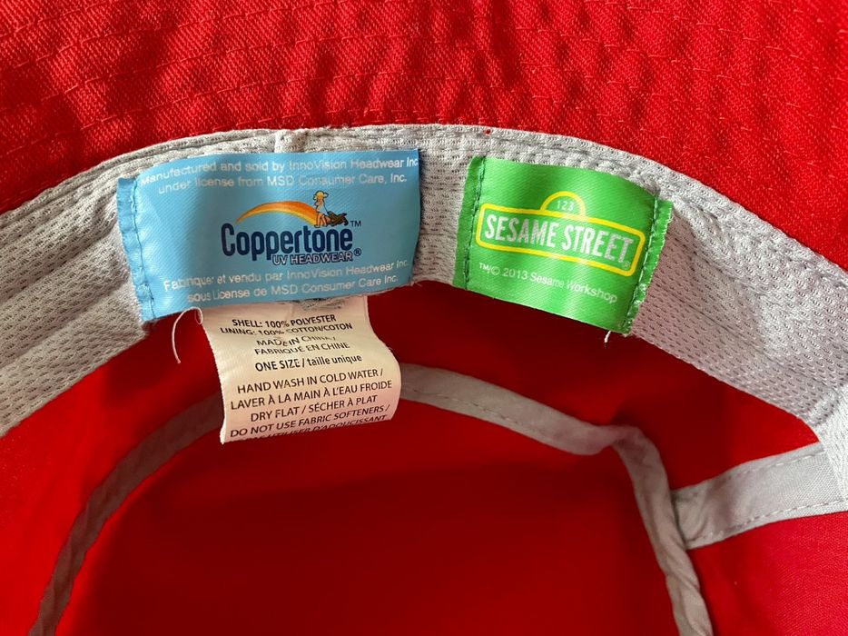 Cartoon Network Elmo Coppertone UV Bucket Hat | Grailed