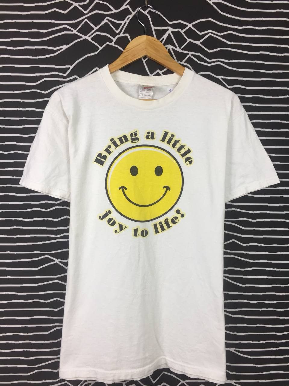 Vintage Vtg FOTL Smiley Bring A Little Joy To Life Tee | Grailed