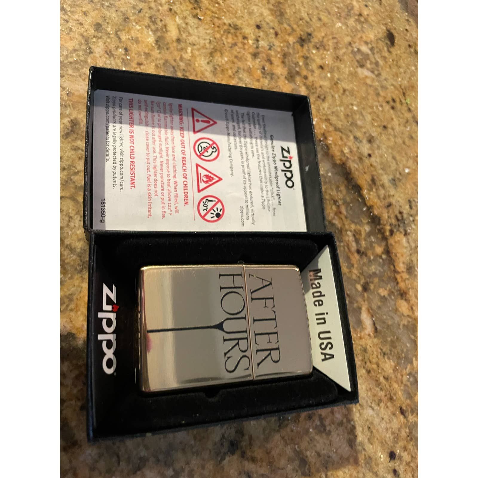 Zippo The Weeknd x Zippo After Hours Gold Lighter | Grailed