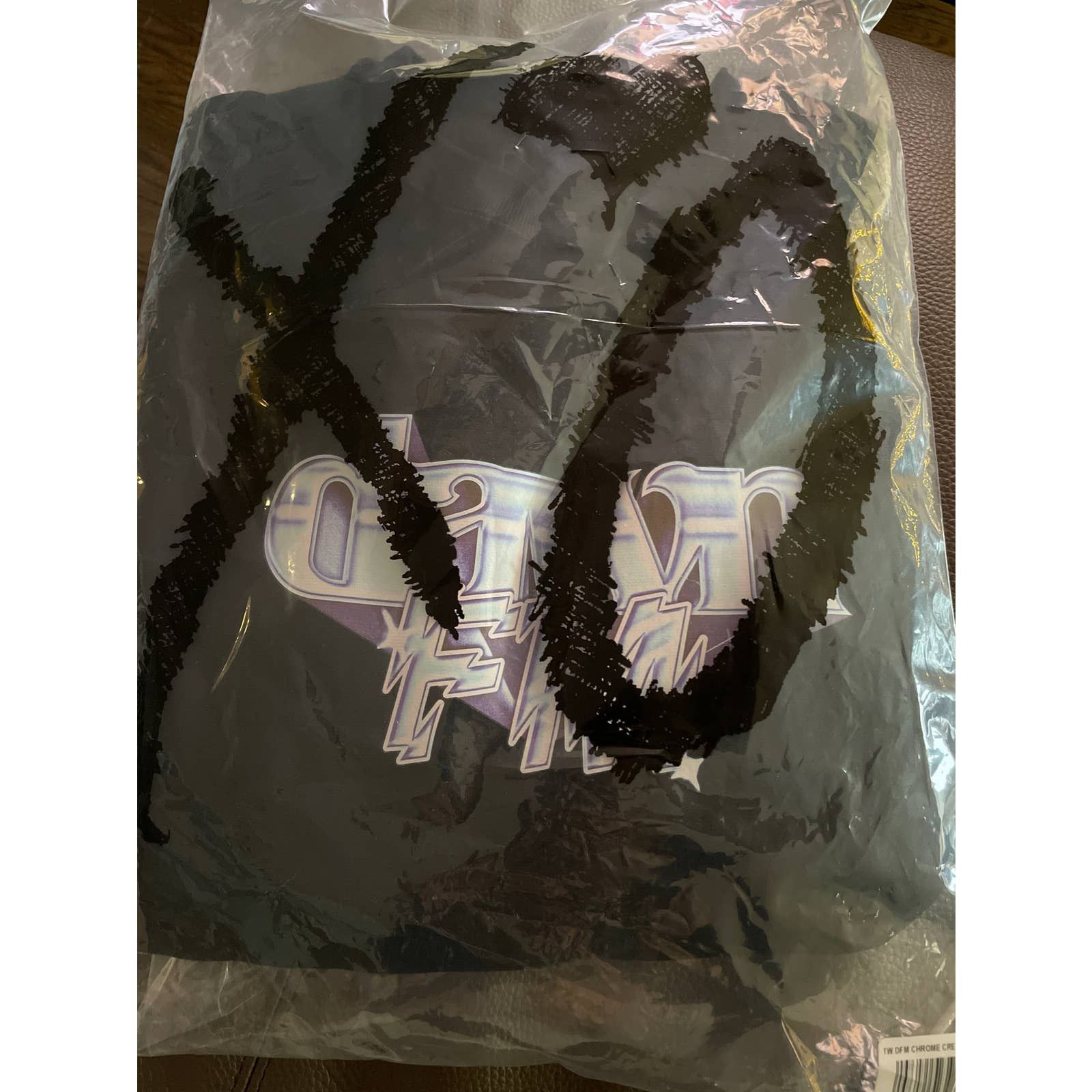 The Weeknd The Weeknd DawnFM Dawn FM Chrome Crew Medium | Grailed