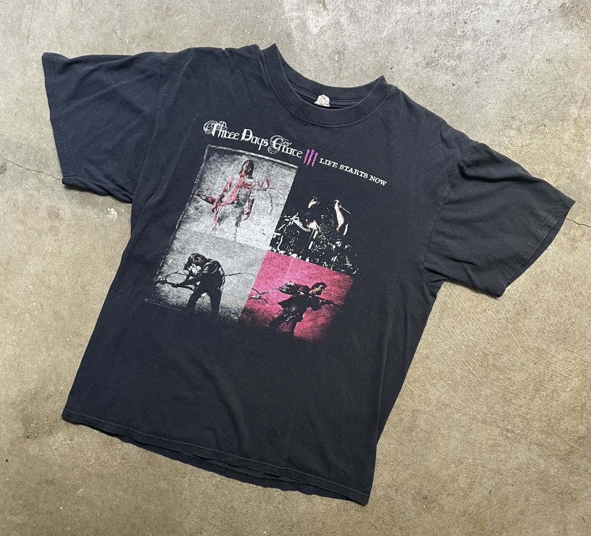 Band Tees × Vintage Vintage three days grace tour shirt life starts now ...