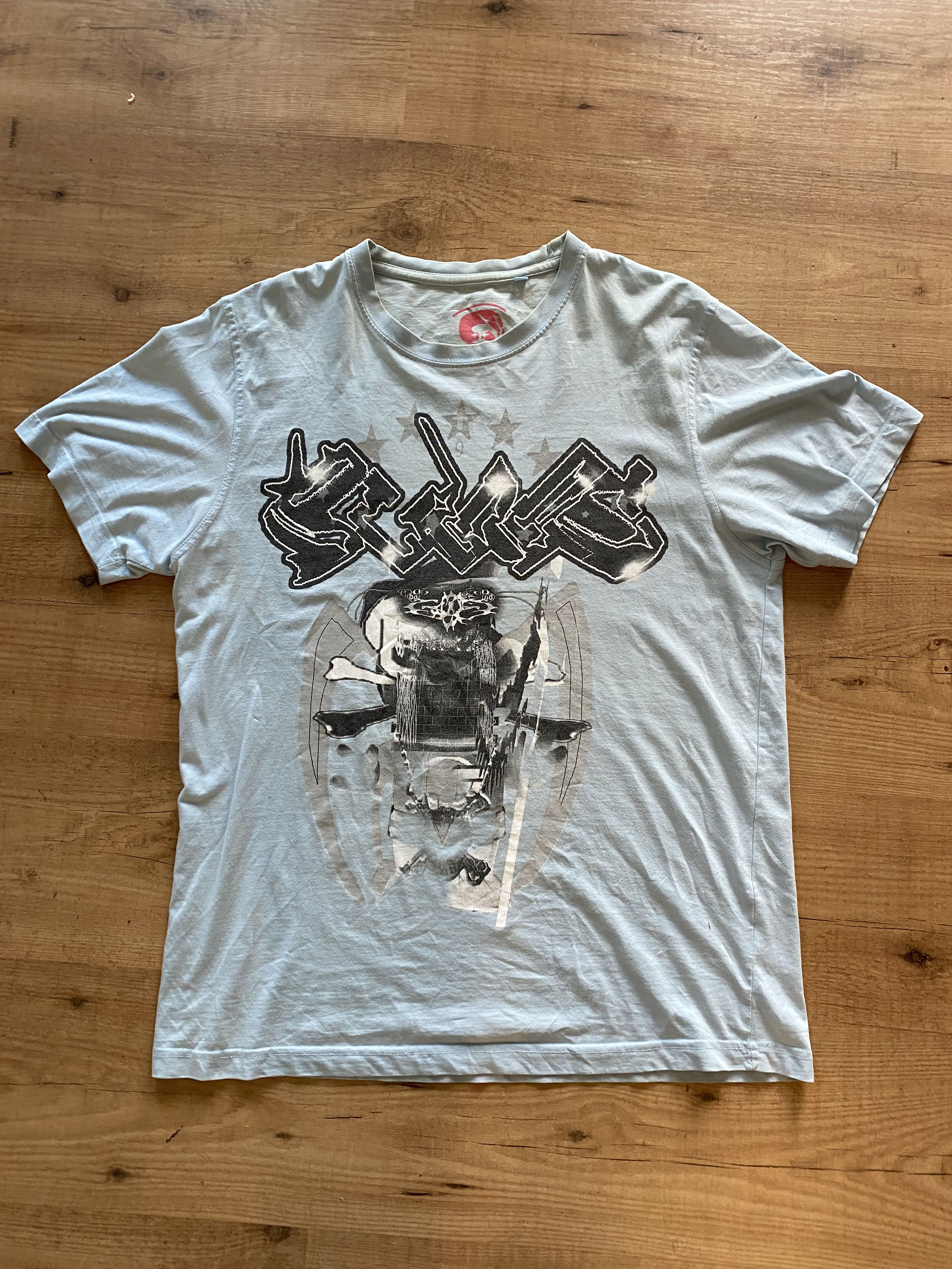 Drain Gang × Sad Boys Bladee 2018 Virus Tee | Grailed