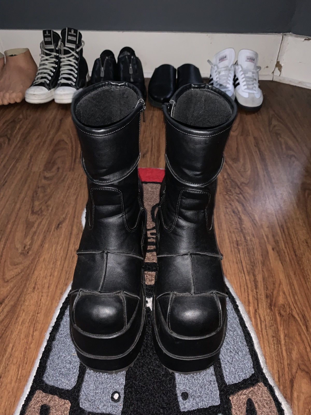 Designer Demonia stack 7 inch platform boots | Grailed