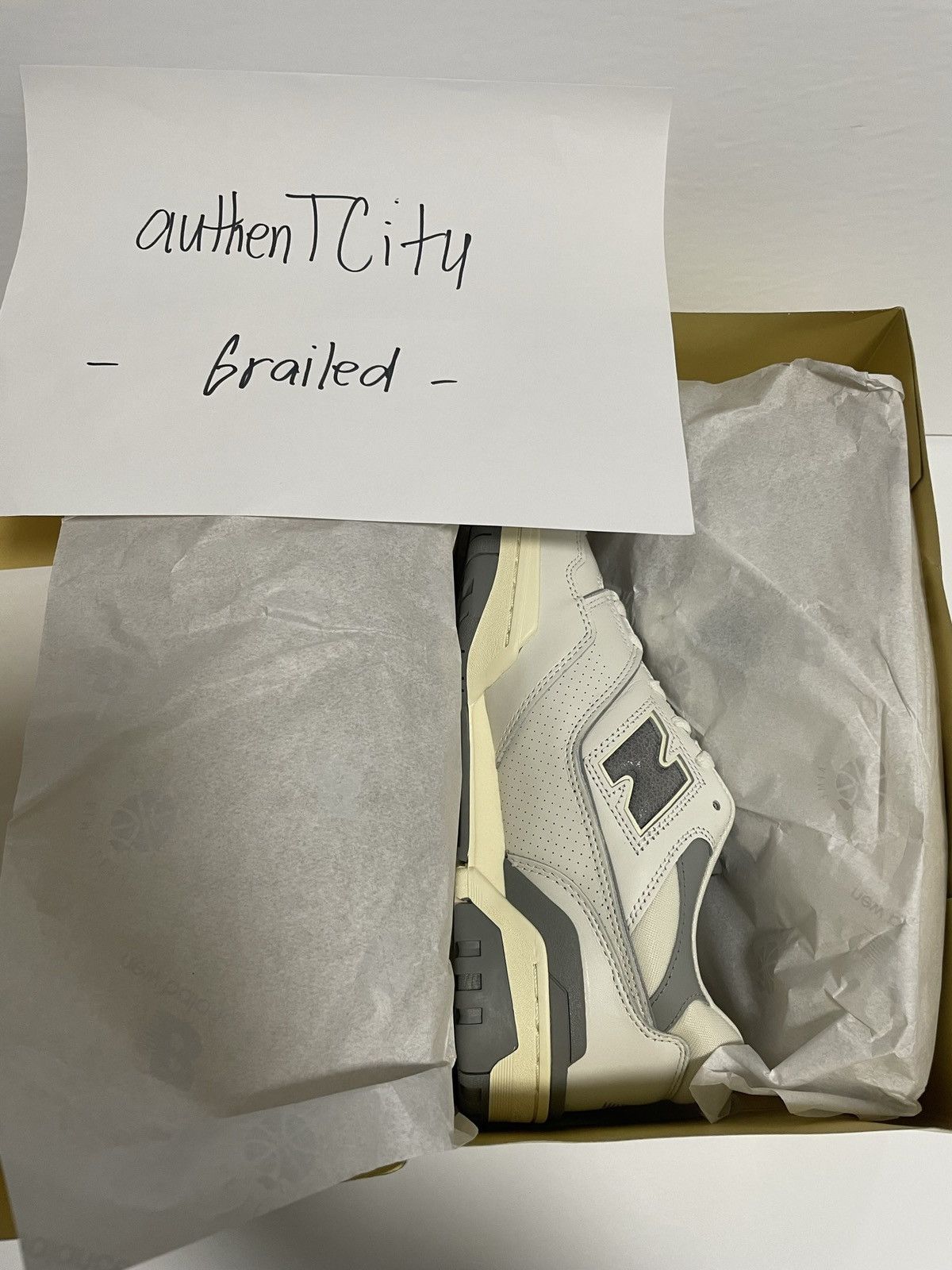 New Balance Aime Leon Dore x New Balance 550 White Grey US 9 | Grailed