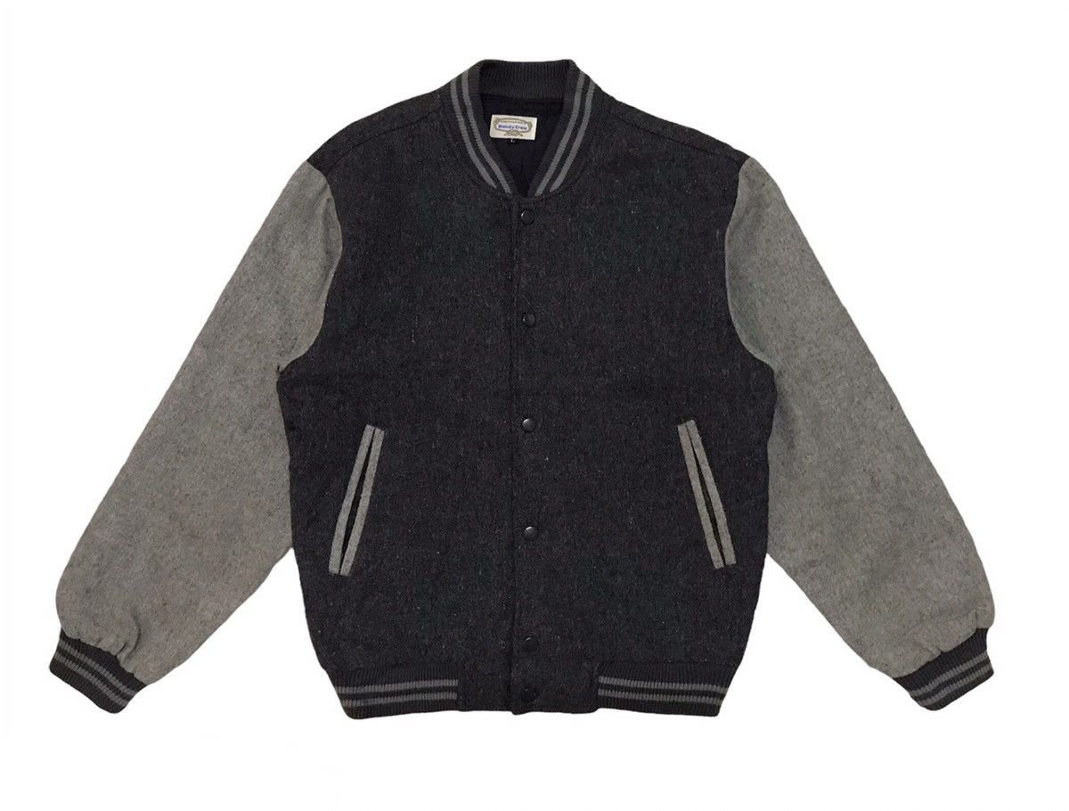 Japanese Brand × Varsity Jacket Handy Crew Varsity Jacket Made in Japan ...