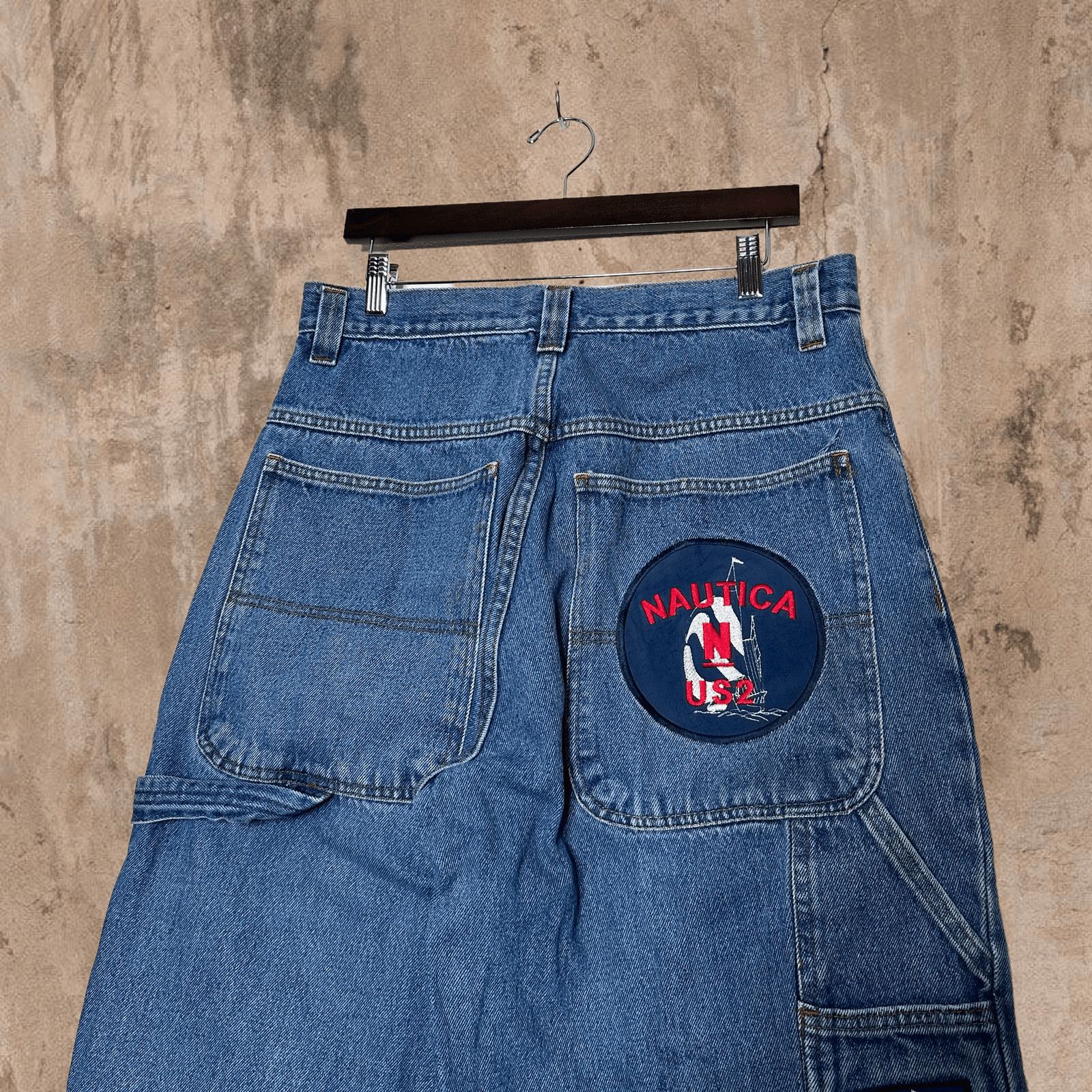 Nautica × Streetwear × Vintage Vintage Nautica Carpenter Jeans Baggy ...