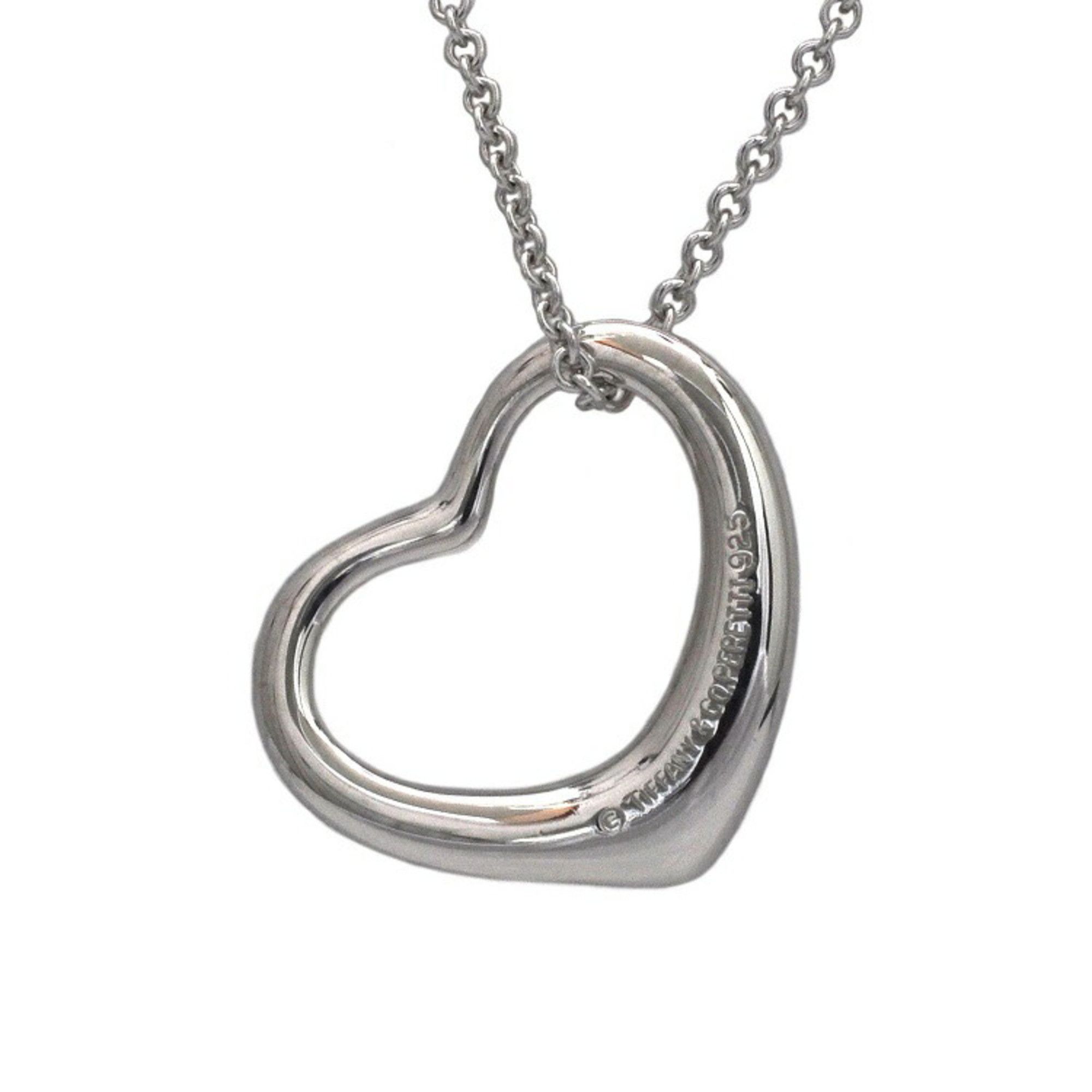Tiffany & Co. Tiffany Open Heart Necklace Silver Elsa Peretti Ag 925 ...
