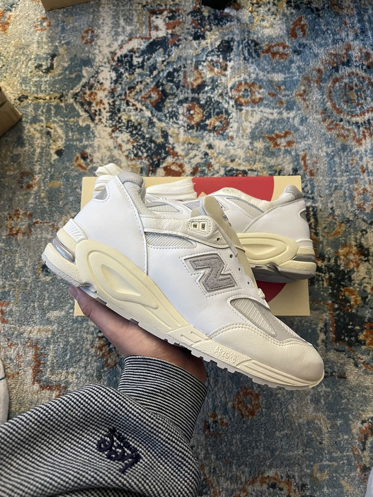 New Balance New Balance 990v2 Teddy Santis Sea Salt | Grailed