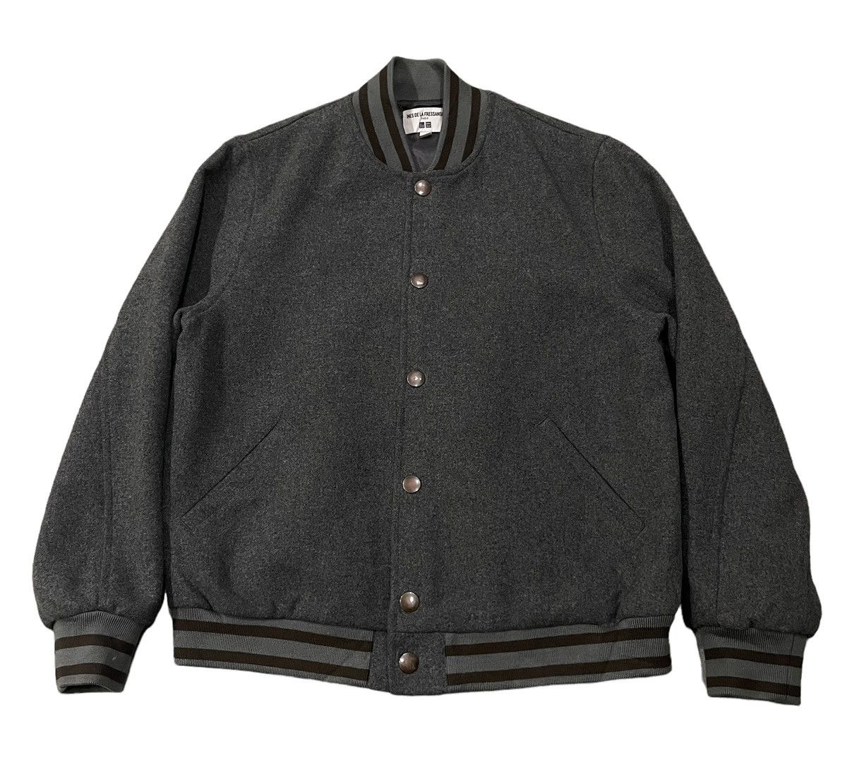 Uniqlo Uniqlo X Ines De La Fressange Wool Varsity Jacket | Grailed