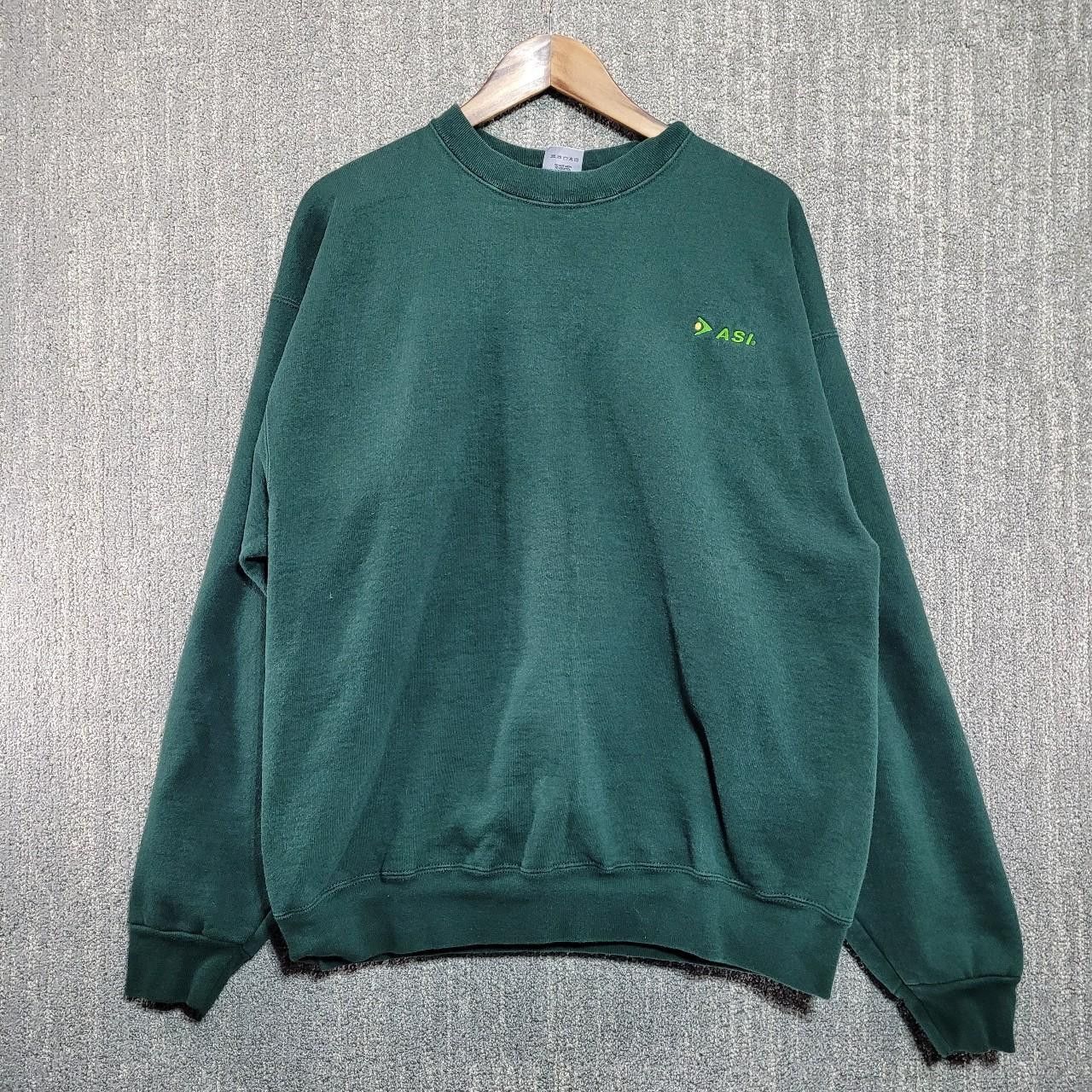 Vintage Vintage 90s forest green sweatshirt | Grailed