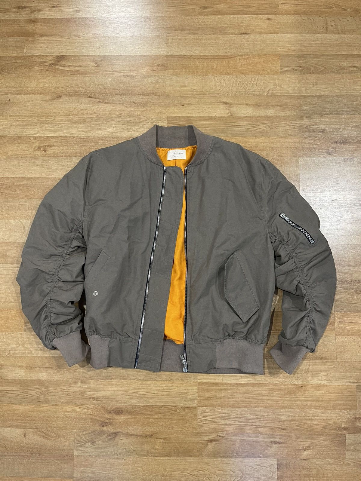 Fear of God Fear of god 3rd collection god grey bomber | Grailed