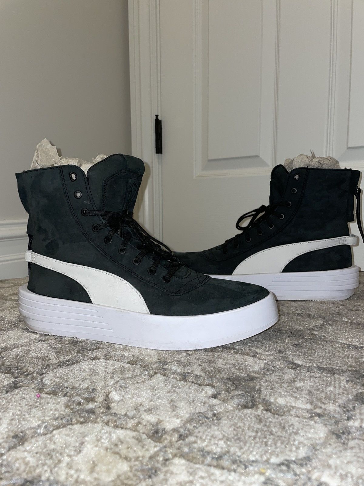 Puma × The Weeknd RARE Puma X The Weeknd Parallel XO Black/White | Grailed