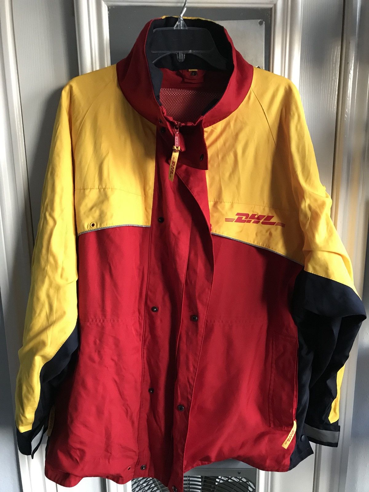 Dhl DHL Rain Jacket Sz XL | Grailed