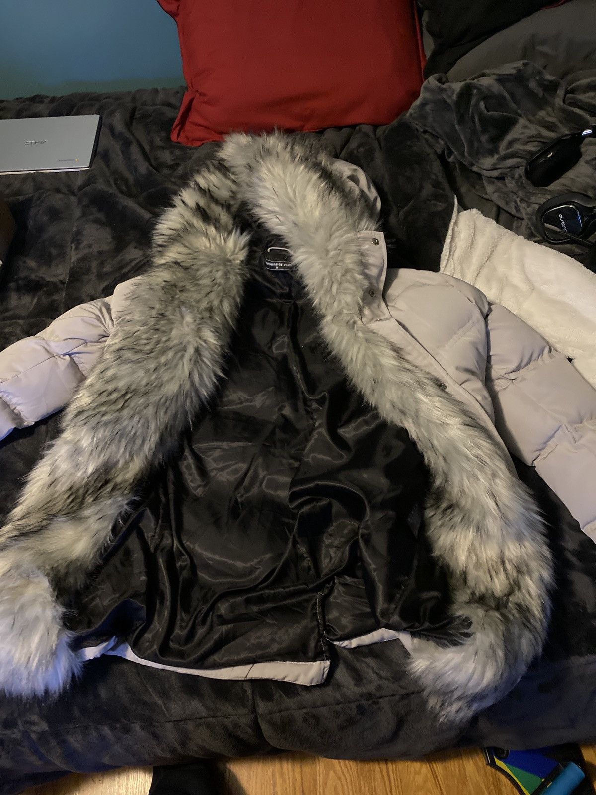 Vintage Mens heavy fur jacket | Grailed