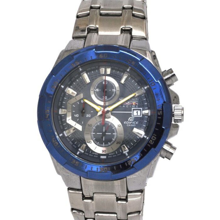 Casio Casio watch Edifice Infinity Red Bull silver blue EFR-539SS CASIO ...