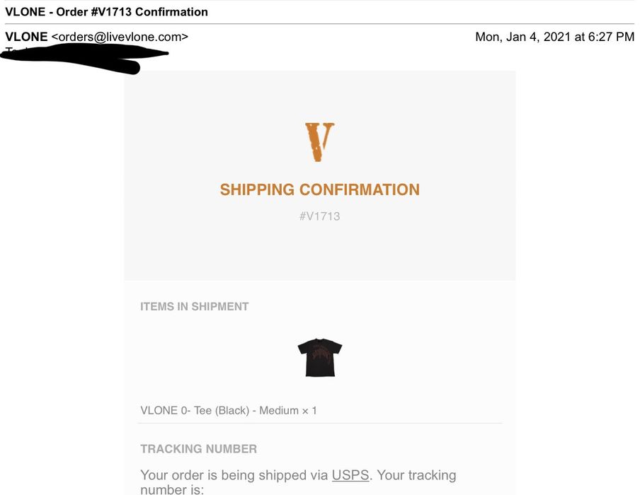 Vlone Vlone LIVE VLONE DIE VLONE (front gothic font tee) | Grailed
