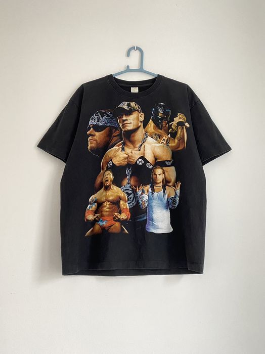 Vintage Vintage WWE t-shirt 00s Wrestling Stars | Grailed