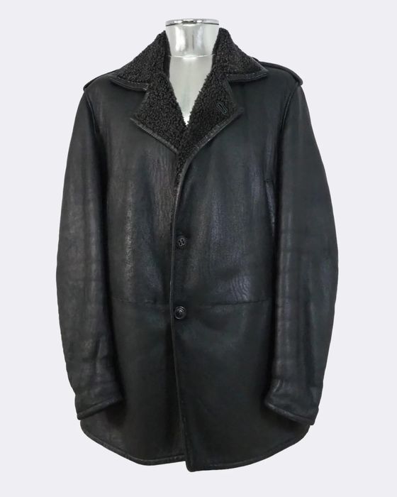 Hugo Boss Men's Hugo Boss 'JOMEK' Shearling Leather Jacket $2020 | Grailed