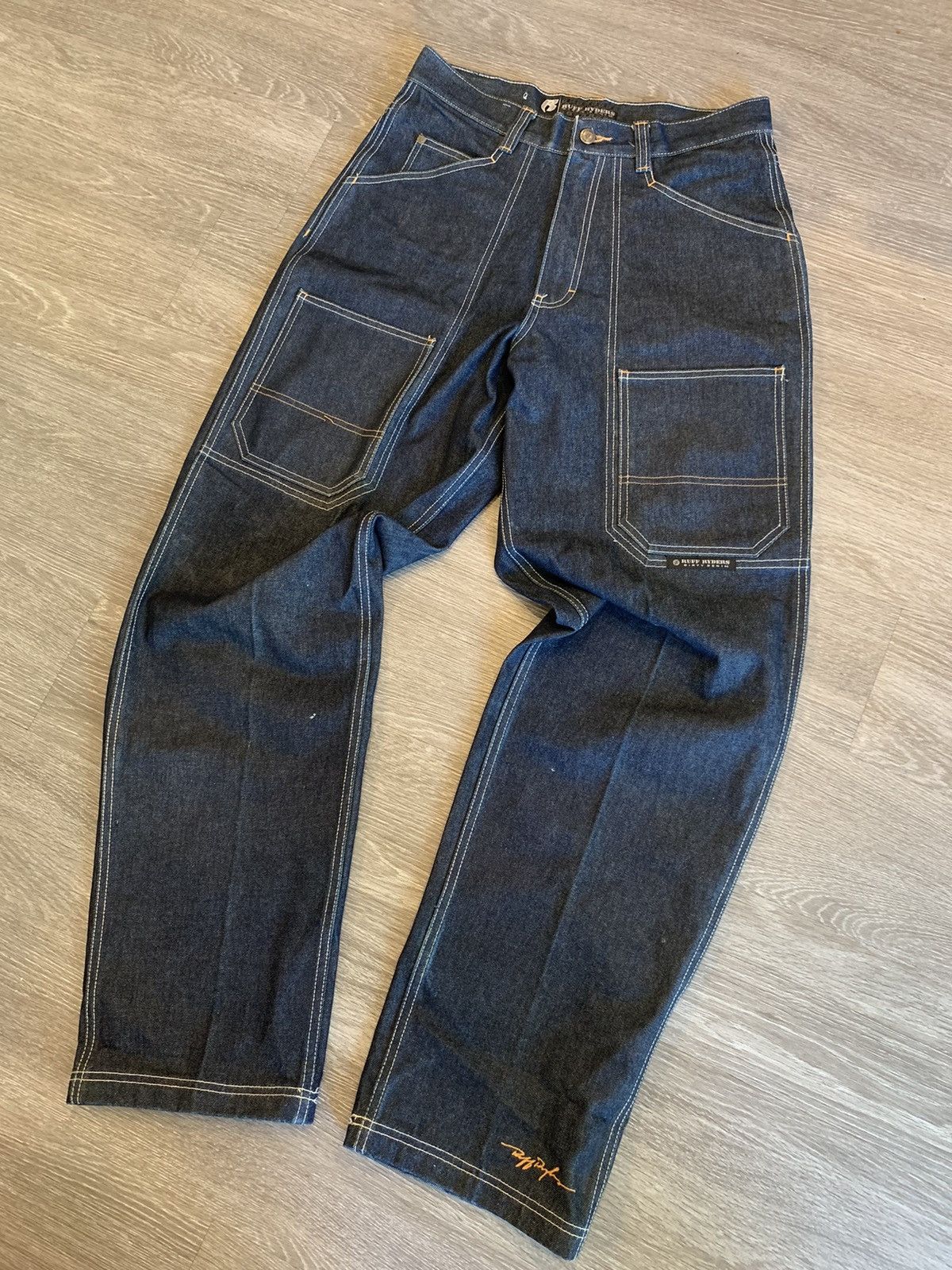 Vintage Vintage 90s DMX Ruff Ryders Hip Hop Denim Pants | Grailed