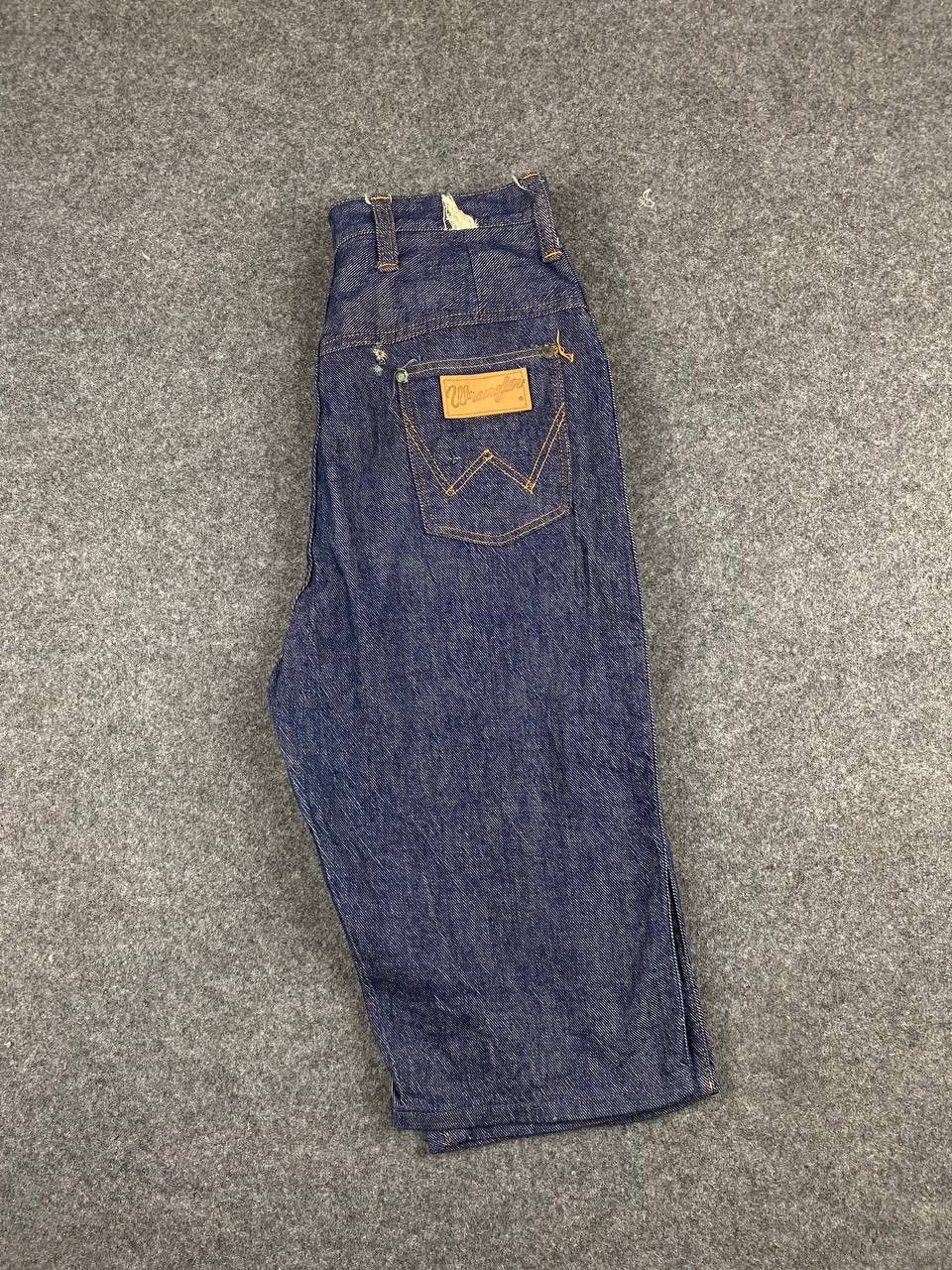 Vintage vintage wrangler cropped denim gripper zipper | Grailed