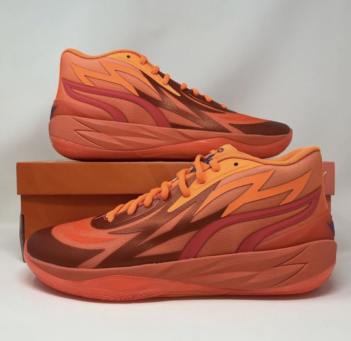 Puma PUMA MB.02 MB2 Supernova Fiery Coral Orange LaMelo Ball | Grailed
