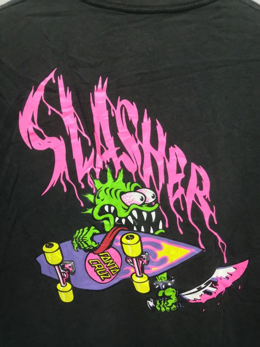 Santa Cruz Skateboards Santa Cruz Slasher Black T-shirt | Grailed