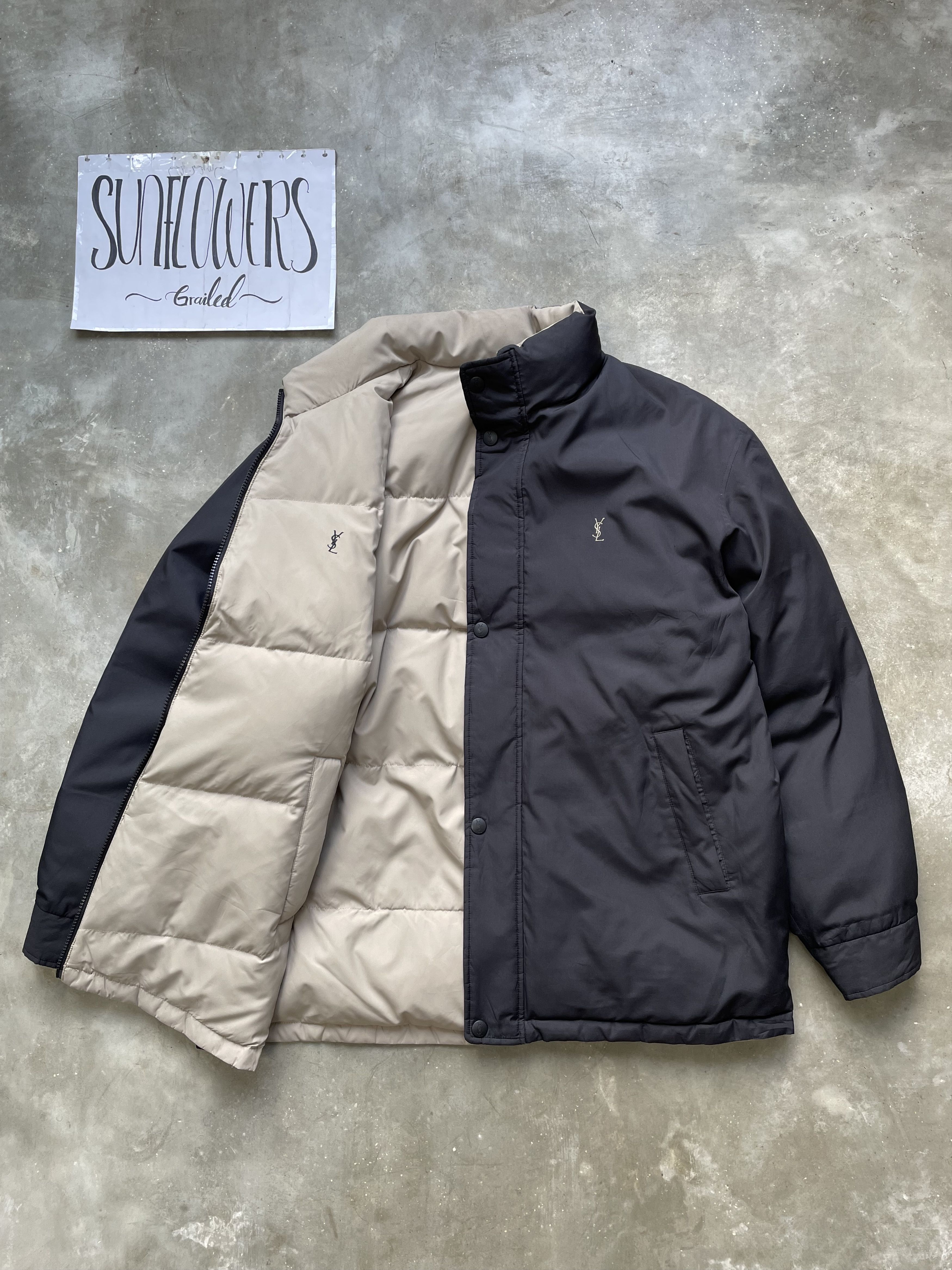 Vintage × Yves Saint Laurent Vintage Yves Saint Laurent Puffer Jacket x ...