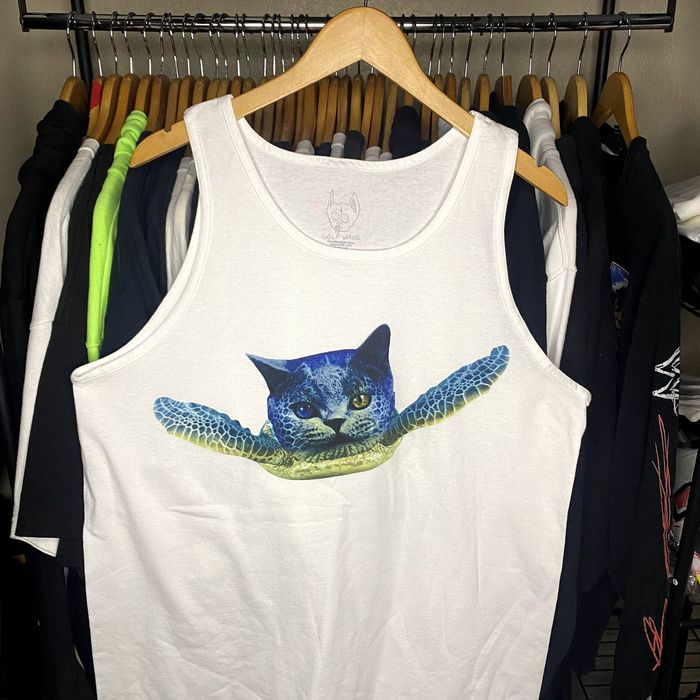 Odd Future Odd Future OFWGKTA Turtle Shark Cat Tour Merch Tank Top ...